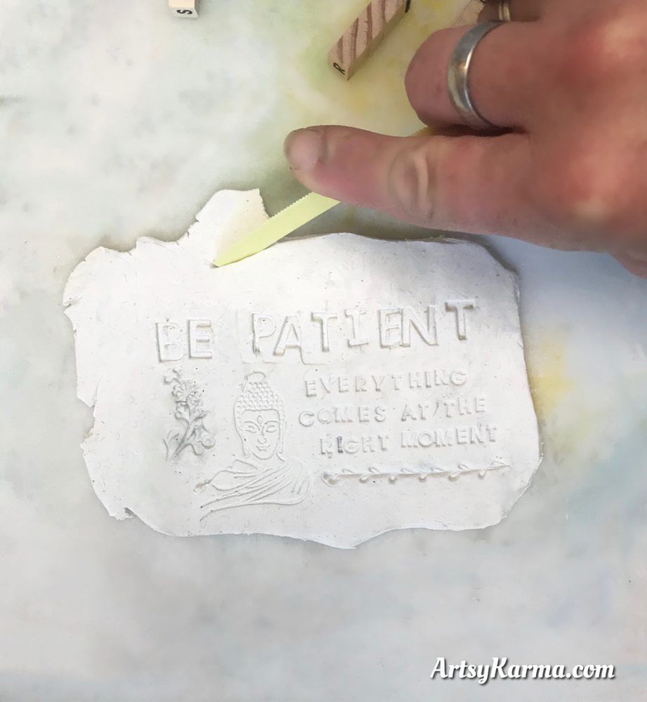 Make an Inspirational Quote Plaque Using Clay