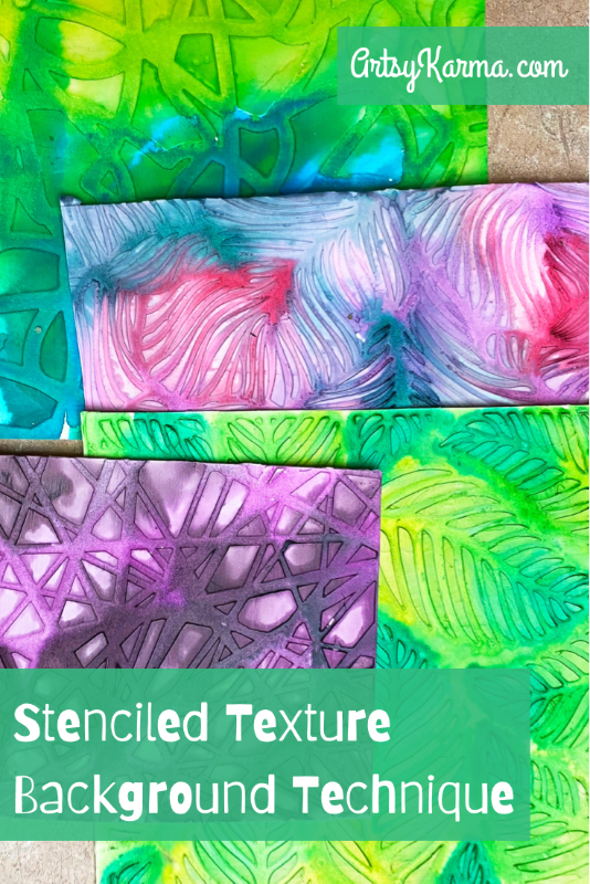 Textured Background For Mixed Media