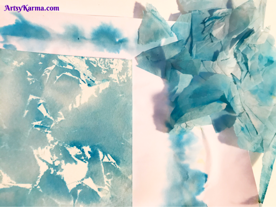 Tissue Color-Bleed Background Technique