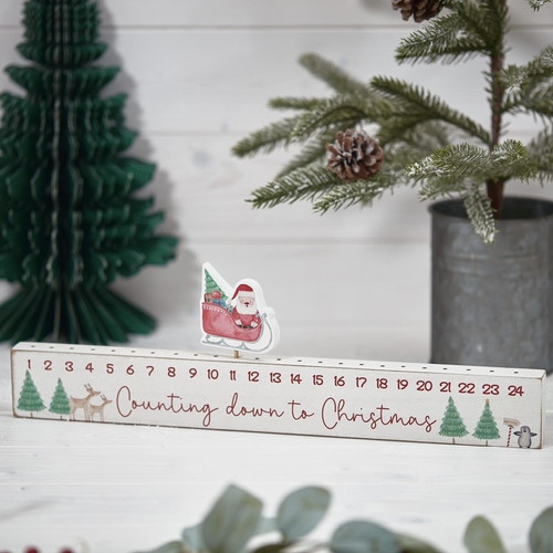 Langs Santa Christmas Countdown Advent Block | sassygiraffe