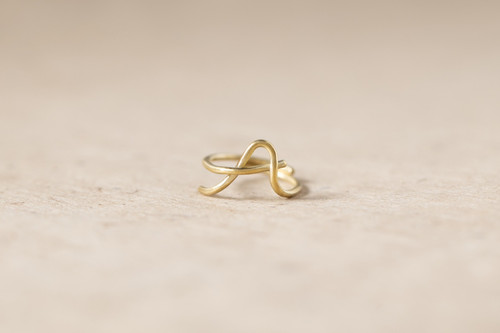 ChatterRing A-D brass ring | intzuitionjewelry