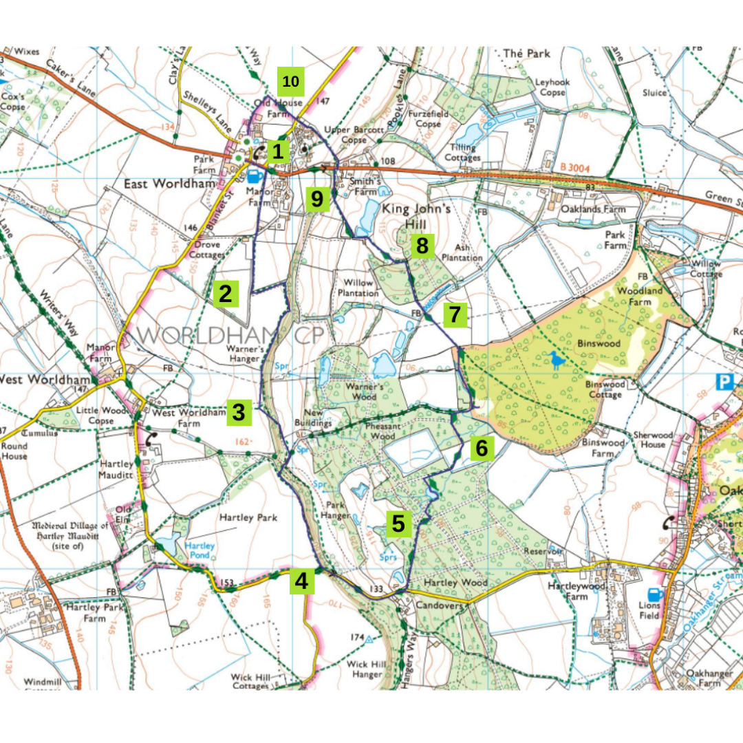 East Worldham: The Three Horseshoes Walk 3 | Walk Alton