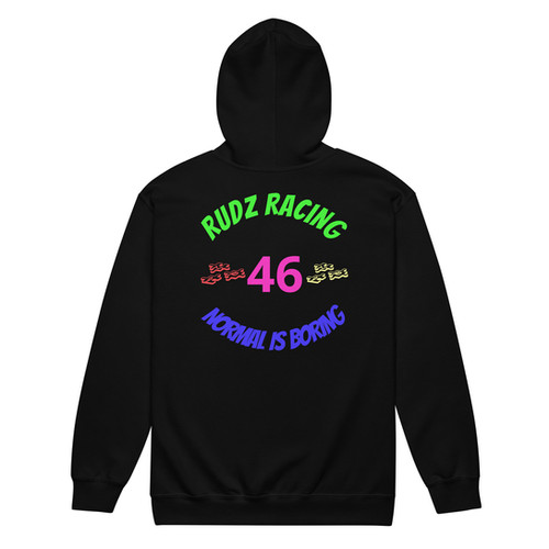 Normal is boring zip hoodie | Rudz Racing
