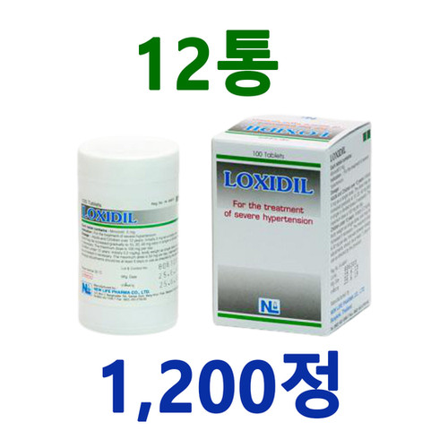 (무료배송) 먹는 미녹시딜 록시딜 Loxidil 5mg 100정 X 12개 | ThaiDirectBuy