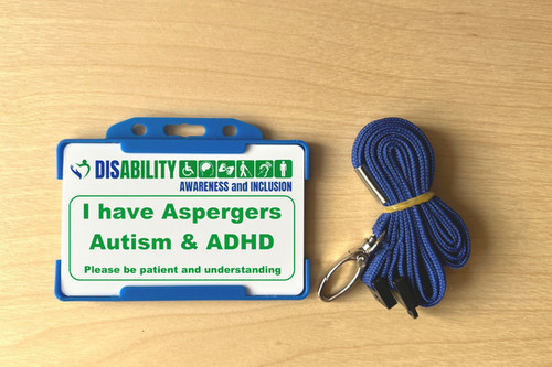 I have Aspergers, Autism, ADHD - Disability Awareness & Inclusion Card ...