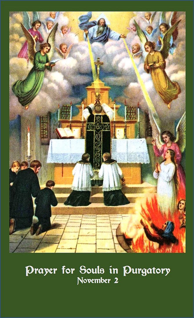 PRAYER CARD- souls in Purgatory - revised | kolbepublications
