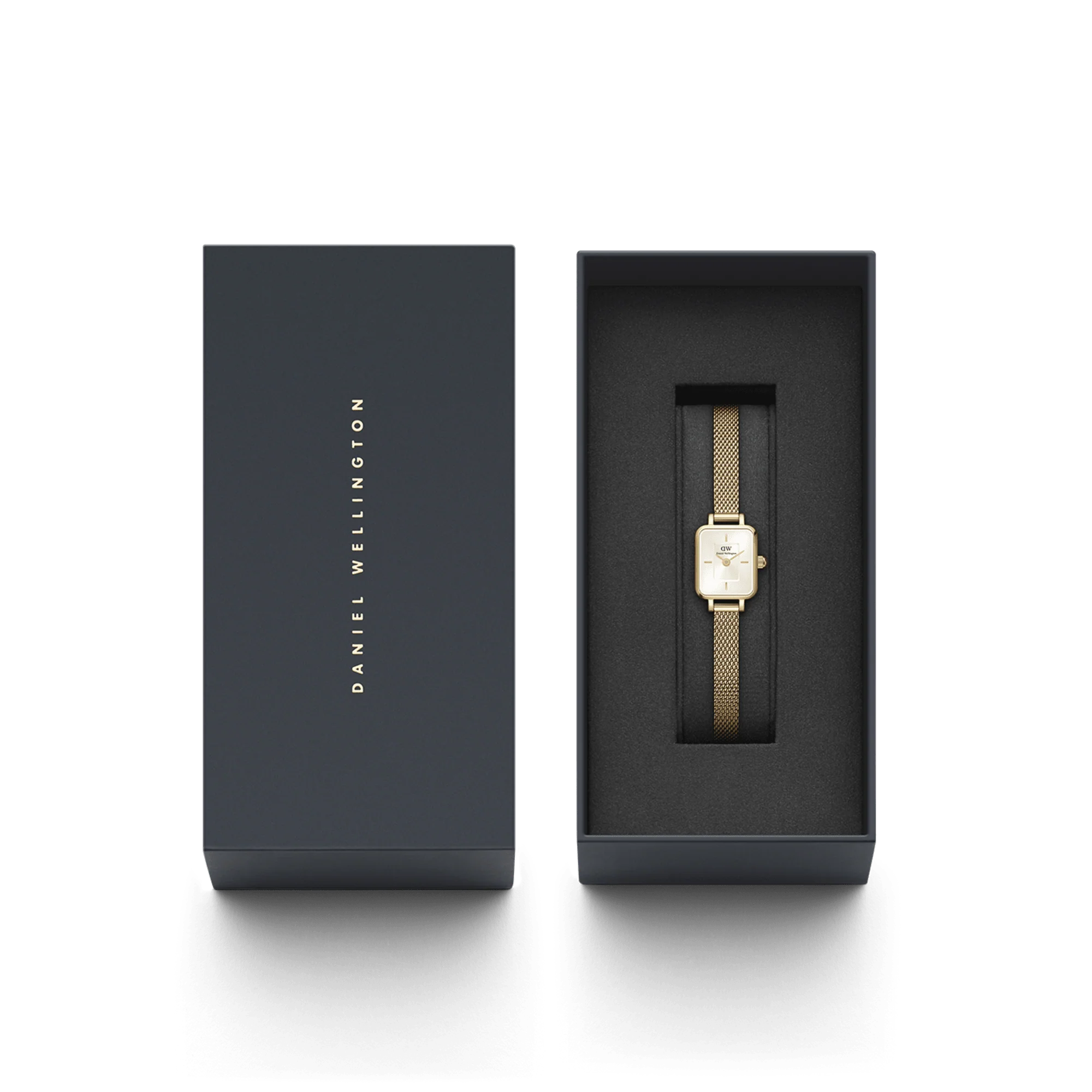 Daniel Wellington Quadro Mini Evergold Champagne DW00100656 Watch ...