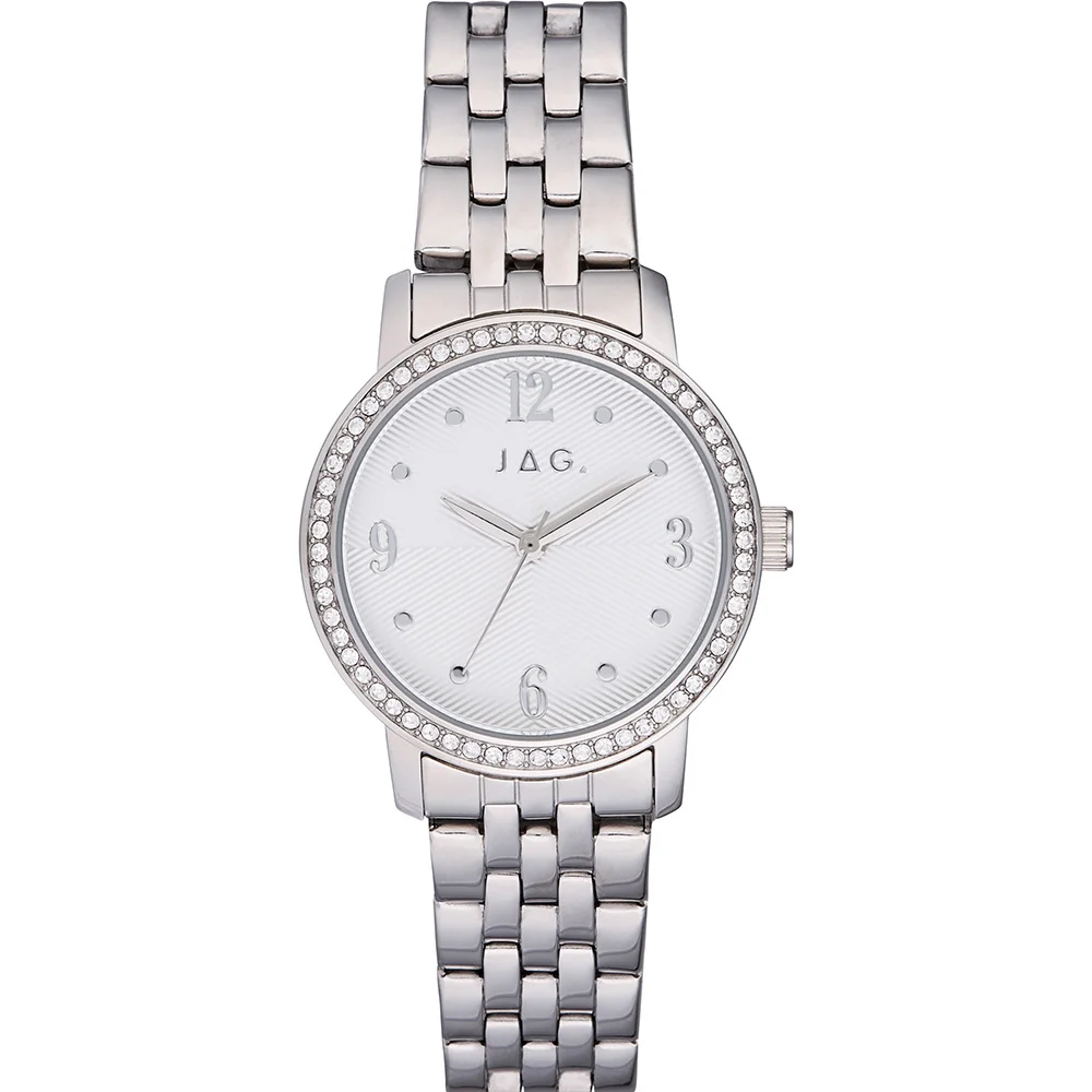 JAG Stephanie Ladies Watch J2440A Silver/Diamontes | WatchWorldAustralia