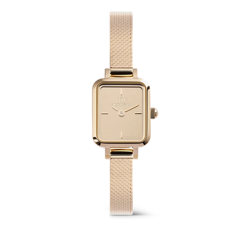 Daniel Wellington Quadro Mini Reflection Rose Gold DW00100799 Watch | WatchWorldAustralia