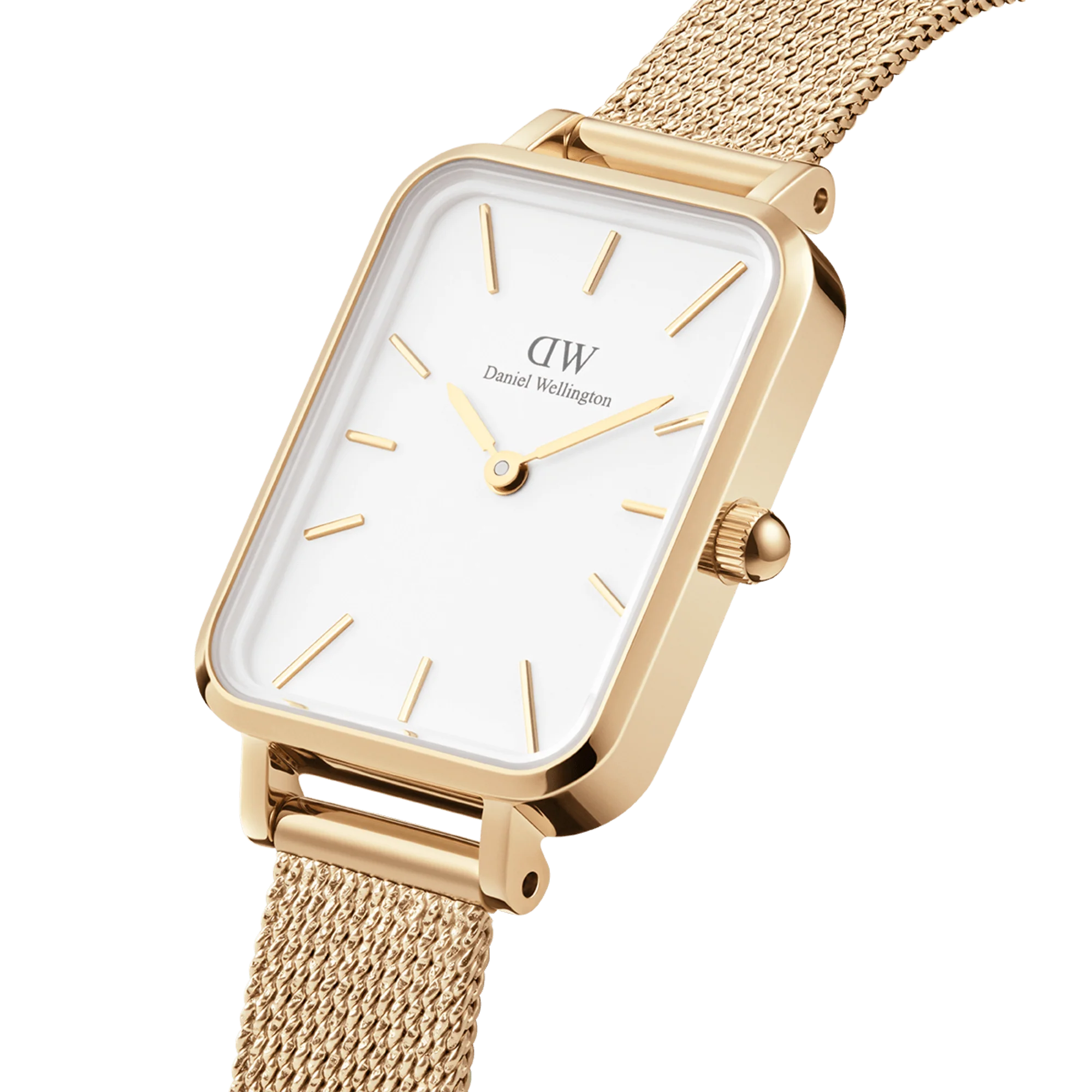 Daniel Wellington Quadro Pressed Evergold DW00100556 Watch ...