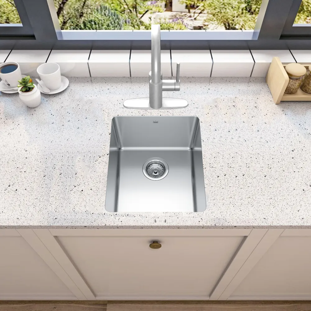 KINDRED - Fregadero de una Sola Cubeta de Montaje Bajo BROOKMORE | La Cuisine Appliance