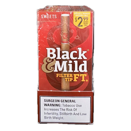 Black & Mild | Filter Tip Cigar | 5 ct | All Stop Smoke Shop