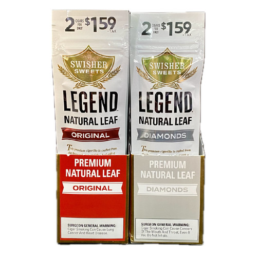 Swisher Sweets | Legend | Cigarillo | 2 ct | All Stop Smoke Shop
