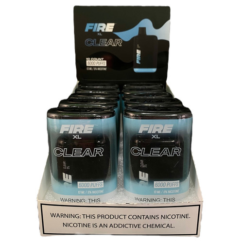 Fire XL | Disposable Vape | 6000 Puffs | 13 mL | 5% Nicotine | All Stop ...