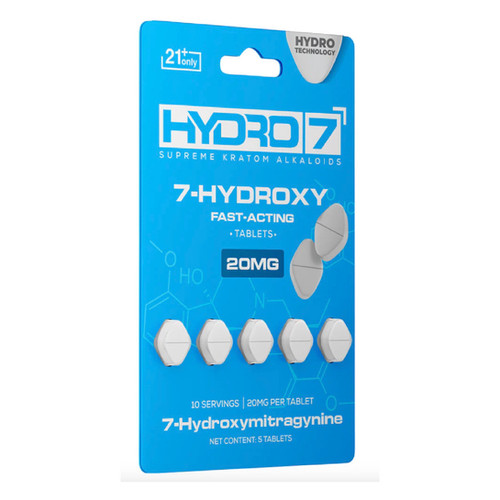 Hydro 7 | 7-Hydroxy Tablets | 20 mg | 5 ct | All Stop Smoke Shop