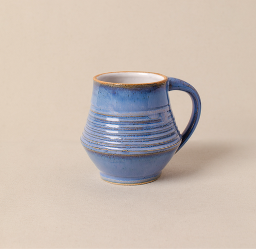 Earth and Water - Blue Mug | Ovo Ceramic Studio