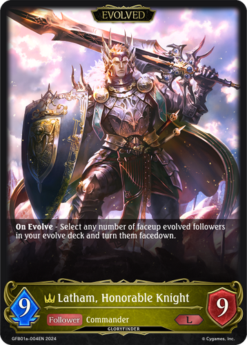Latham, Honorable Knight (Evolved) | Hand of Fate TCG