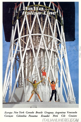 Italian Line Michelangelo Raffaello - Bernazzoli | italianliners