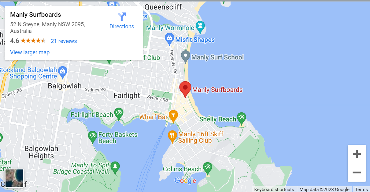 Manly Surfboard | Manly 2095 Co