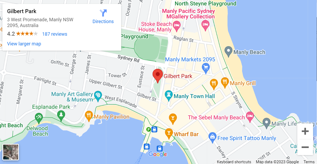 Gilbert Park | Manly 2095 Co