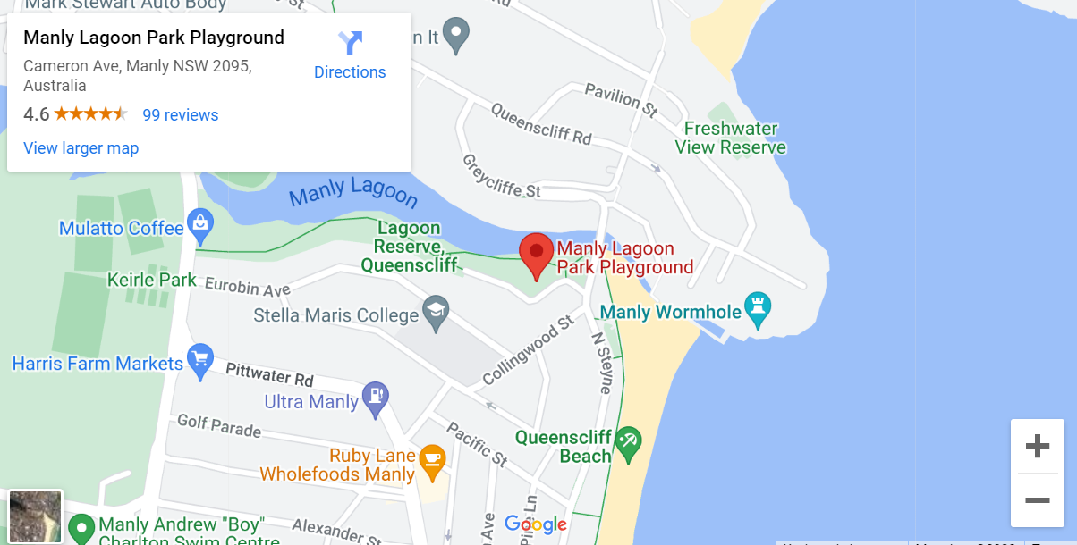 Lagoon Park Playground Manly | Manly 2095 Co