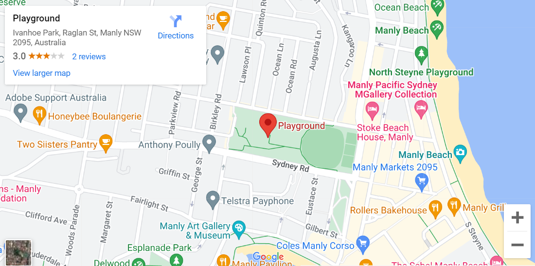 Ivanhoe Playground | Manly 2095 Co