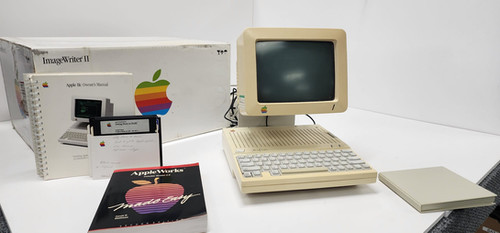 Vintage Apple IIc with monitor, printer and software | ACT Computers