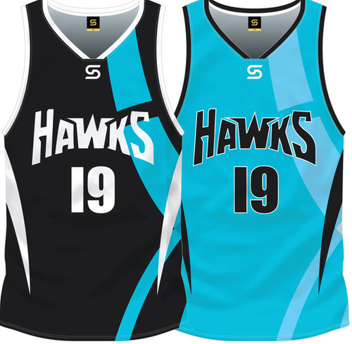 Game day singlet - Reversible | Footscray Hawks Bask