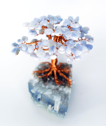Blue Lace Agate Astra Tree | Astra Gems