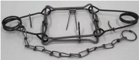 Bridger 155 Double Spring Body Gripping Trap | Cumberland Trappers