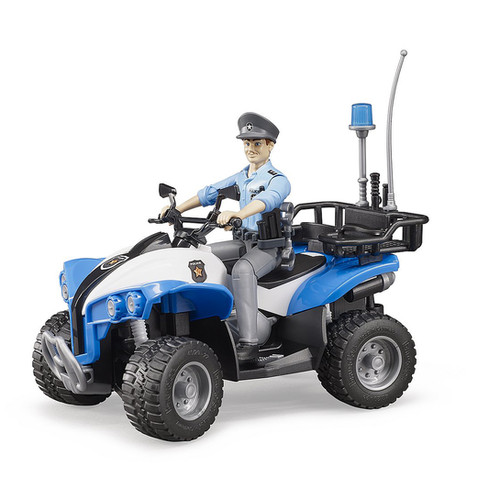 Bruder Police-Quad with Police Officer | Mysite 7