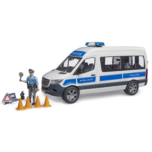 Bruder MB Sprinter Police Vehicle with Light & Sound Module | Mysite 7