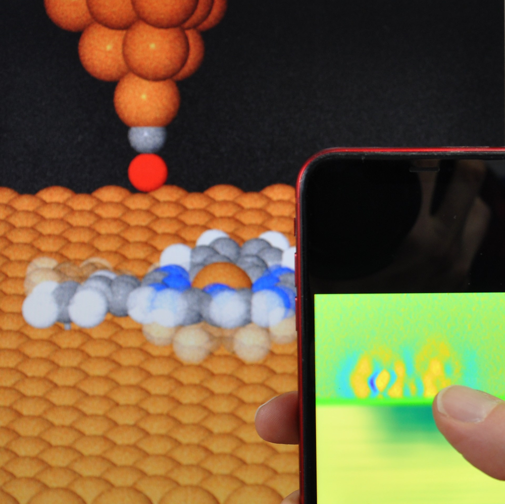 Snapshot of a molecular switch