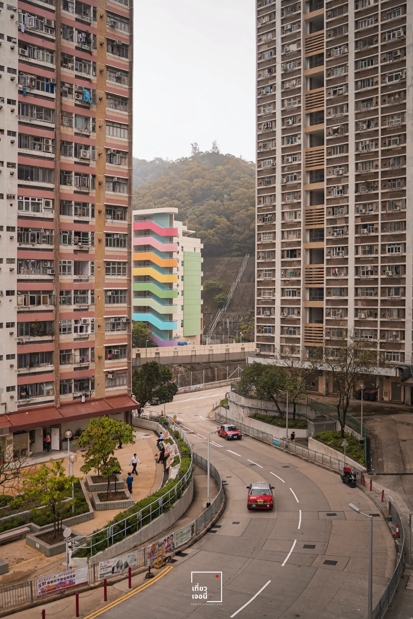 พิกัดถ่ายรูปฮ่องกง Lok Wah Estate