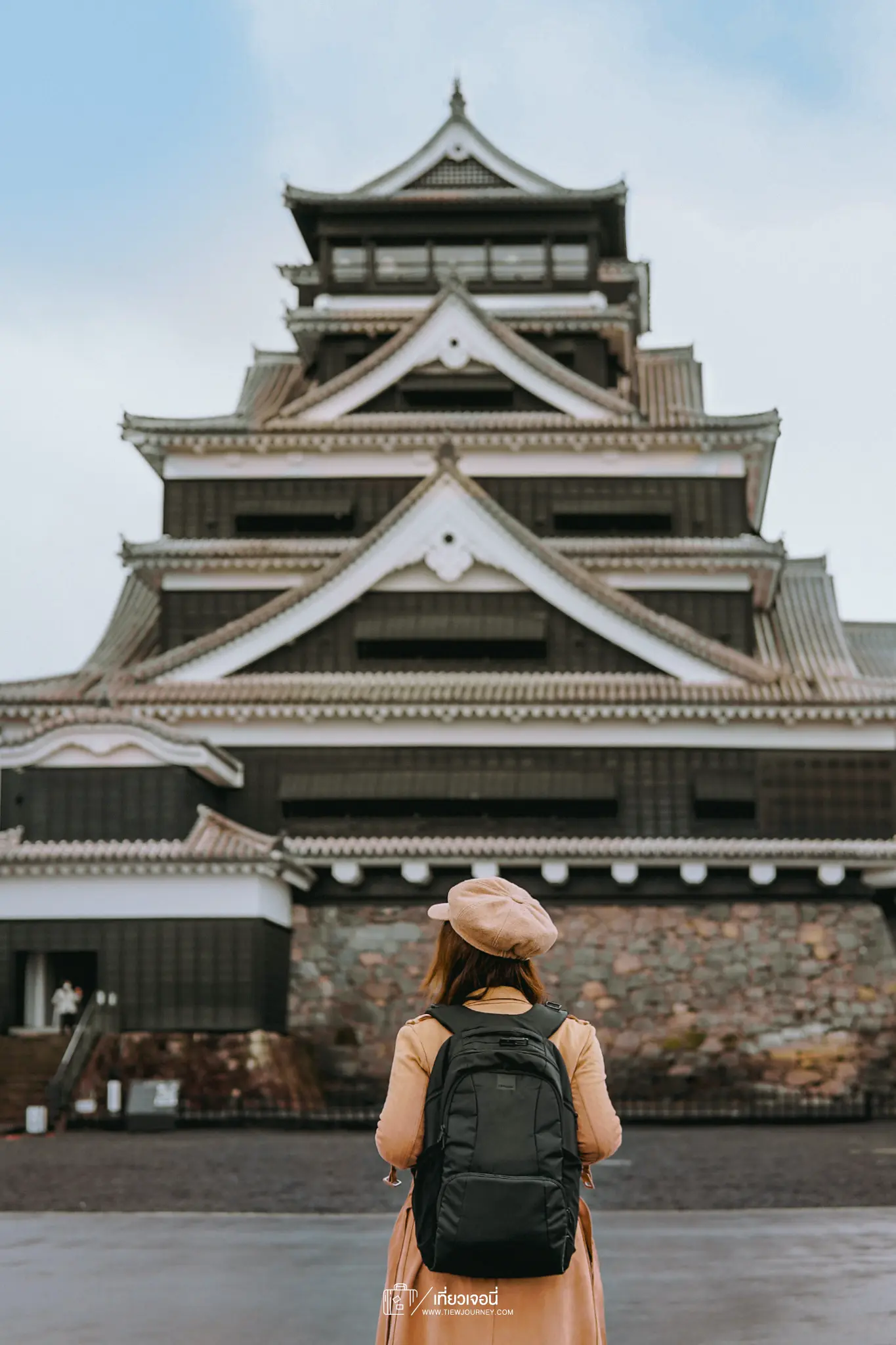 กินซูชิเนื้อม้าดิบ เดินเล่นเมืองจำลองเอโดะ ปราสาทคุมาโมโตะ ญี่ปุ่น Kumamoto