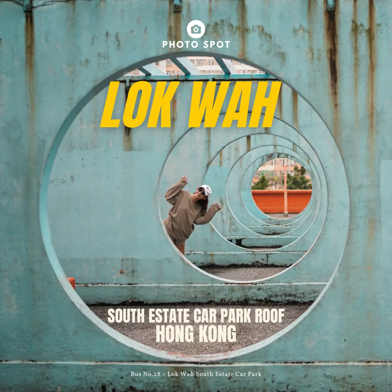 พิกัดถ่ายรูปฮ่องกง Lok Wah Estate