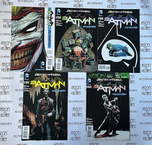 BATMAN N52 DEATH OF THE FAMILY STORY ARC #13-17 (DC COMICS 2012 ...