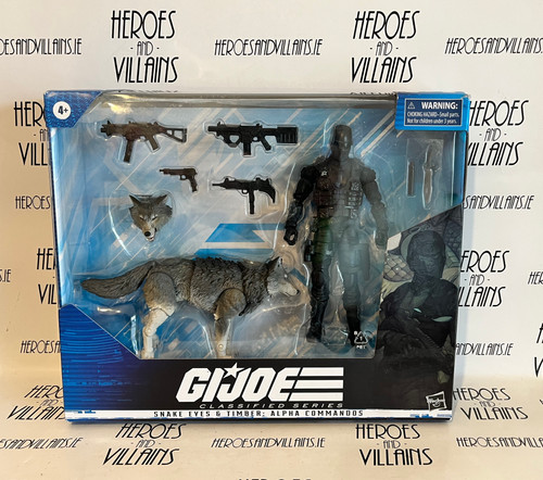 GI JOE CLASSIFIED 6" ALPHA COMMANDOS SNAKE EYES AND TIMBER (HASBRO 2022 ...