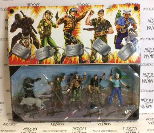 GI JOE 25TH ANNIVERSARY JOE 5 PACK CARTOON REPAINTS (HASBRO 2009 ...