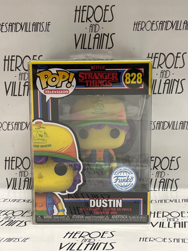 POP! TV 828 NETFLIX STRANGER THINGS BLACK LIGHT DUSTIN (FUNKO) | Heroes ...