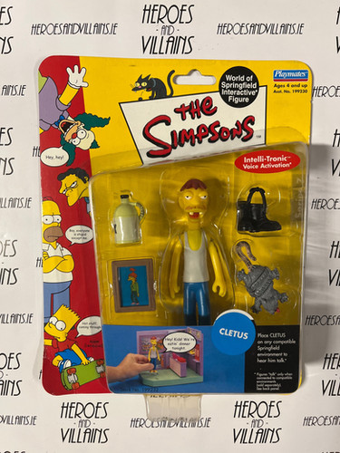 SIMPSONS WORLD OF SPRINGFIELD SERIES 7 CLETUS (PLAYMATES 2001) | Heroes ...