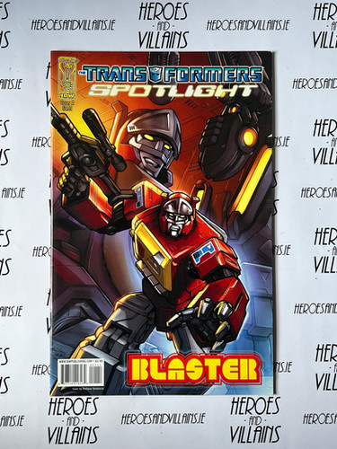 TRANSFORMERS SPOTLIGHT BLASTER ONE SHOT (IDW PUBLISHING 2006) | Heroes ...