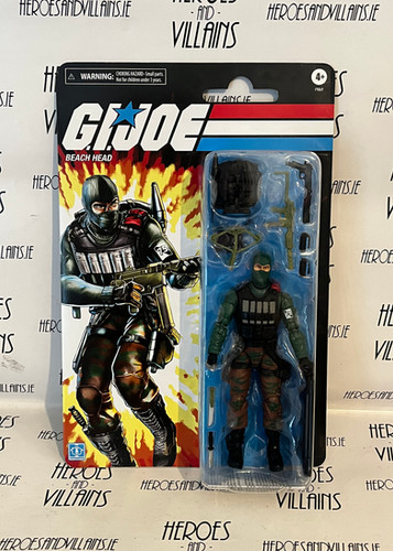 GI JOE CLASSIFIED 6” RETRO BEACH HEAD (HASBRO 2024) | Heroes and Villains
