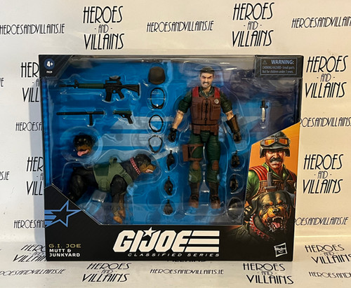 GI JOE CLASSIFIED 6” MUTT AND JUNKYARD (HASBRO 2024) | Heroes and Villains