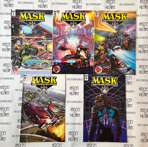 MASK MOBILE ARMOURED STRIKE KOMMAND COMPLETE SERIES SET and ANNUAL (IDW ...