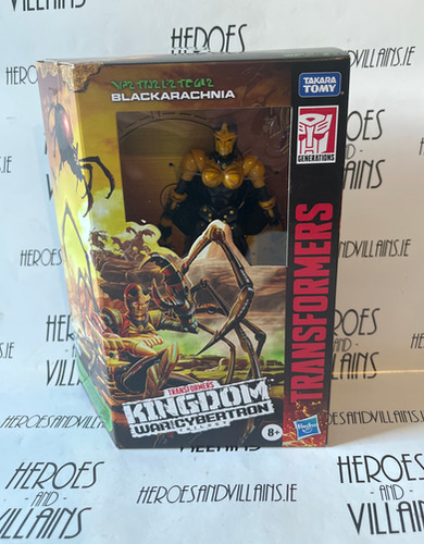 TRANSFORMERS WFC KINGDOM DELUXE PREDACON BLACKARACHNIA (HASBRO 2020 ...