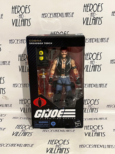 GI JOE CLASSIFIED 6” DREADNOK TORCH (HASBRO 2024) | Heroes and Villains