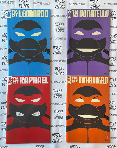 TMNT BEST OF LEO, RAPH, DON AND MIKEY 4 ISSUE SET (IDW PUBLISHING 2021 ...