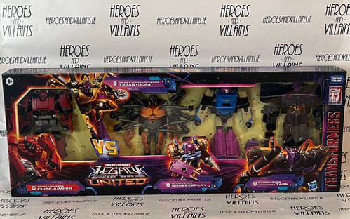 TRANSFORMERS LEGACY UNITED 4 FIGURE VERSUS MULTIPACK (HASBRO 2024 ...