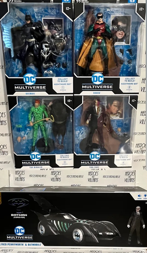 DC MULTIVERSE BATMAN FOREVER BATMAN, ROBIN, TWO-FACE ,RIDDLER ...